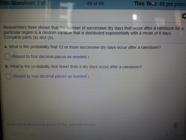 Solved Researchers have shown that the number of successive | Chegg.com