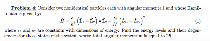 Solved Consider two nonidentical particles each with angular | Chegg.com