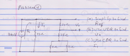 Solved Simplify to find Reg Use VDR to find V0 Use CDR to | Chegg.com