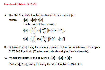 Solved Question 4 [9 Marks-3 +3 +3] A. Use the ft and ifmt | Chegg.com