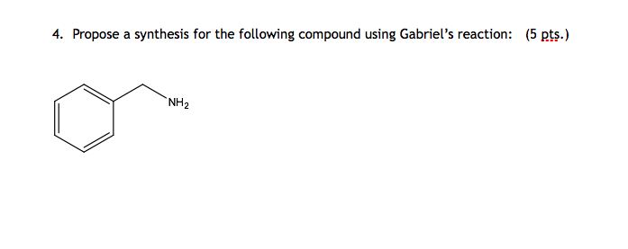 Solved Propose a synthesis for the following compound using | Chegg.com