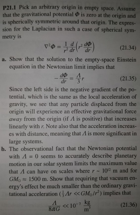 Solved The hint given is "Start from equation 21.2 with p | Chegg.com