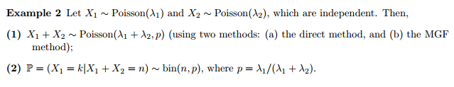 Solved Let X1 ~ Poisson(lambda1) and X2 ~ Poisson(lambda2), | Chegg.com