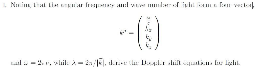 Solved Noting that the angular frequency and wave number of | Chegg.com