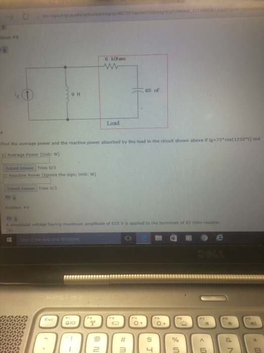 Solved Find the average power and the reactive power | Chegg.com