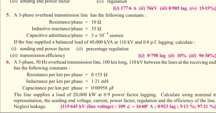 Solved TUTORIAL PROBLEMS . A (medium) single phase | Chegg.com