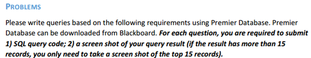 Solved Please write queries based on the following | Chegg.com Solved Please write queries based on the following | Chegg.com