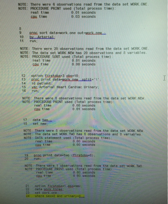 Solved ###SAS program options date pageno-1: libname mylib | Chegg.com