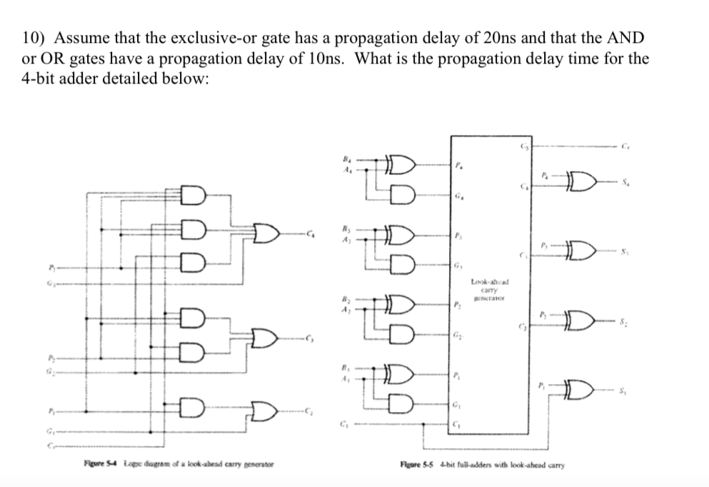 Solved 10) Assume that the exclusive-or gate has a | Chegg.com