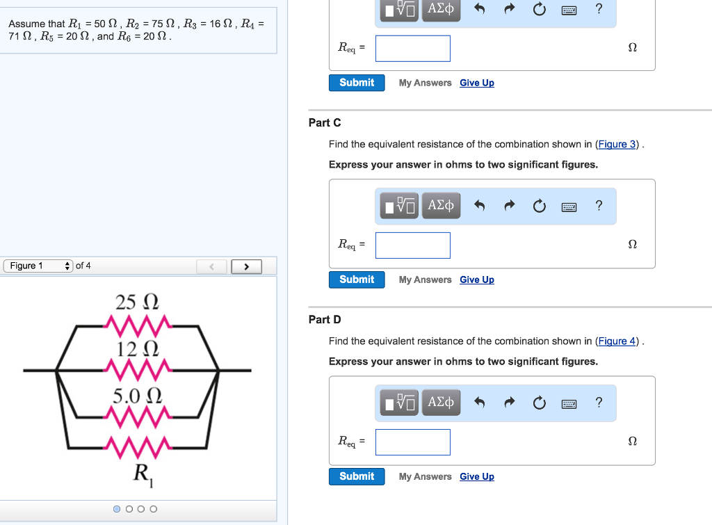 Solved Assume that R1-50 Ω , R2 = 75 Ω , R3 = 16 Ω , R,- | Chegg.com