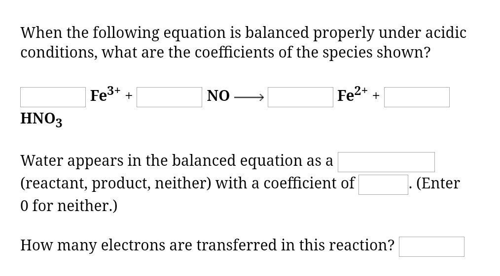 Solved When the following equation is balanced properly | Chegg.com