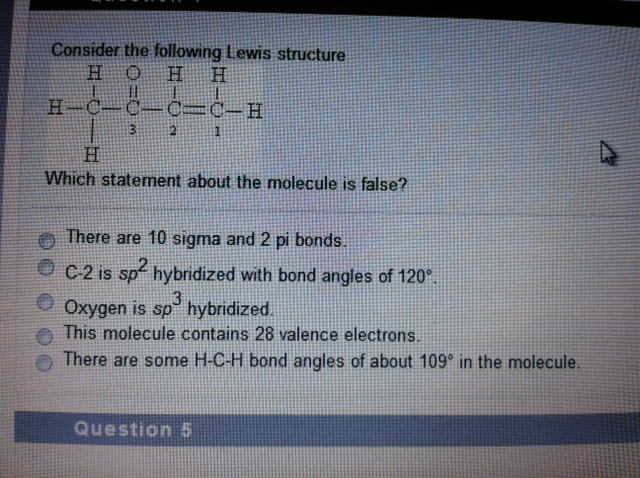 Solved Consider the following Lewis structure Which | Chegg.com Solved Consider the following Lewis structure Which | Chegg.com