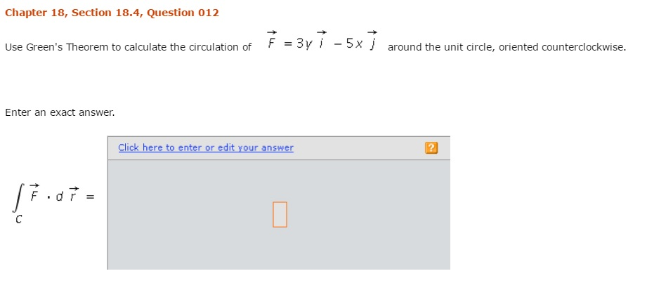 Solved Use Green's Theorem to calculate the circulation of F | Chegg.com