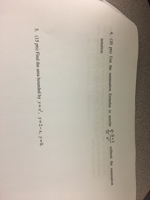 Solved Use the summation formulas to rewrite sigma^n _i = 1 | Chegg.com