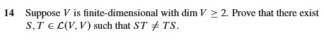 Solved Suppose V is finite-dimensional with dim V | Chegg.com