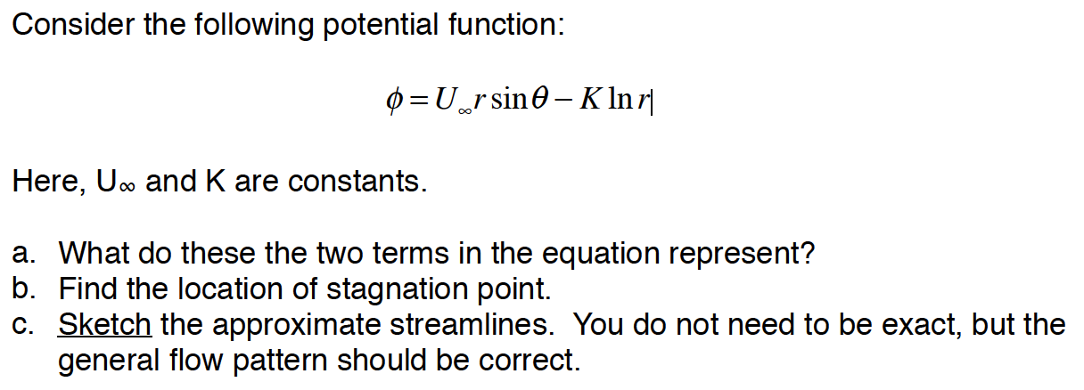 Solved Consider the following potential function: phi = | Chegg.com