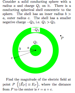 Solved Consider a solid conducting sphere with a radius and | Chegg.com