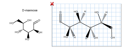 Solved Complete the open-chain form of mannose in an | Chegg.com