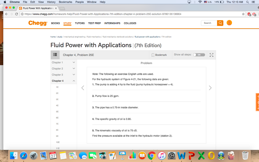 Solved Chrome File Edit View History Bookmarks People Window | Chegg.com