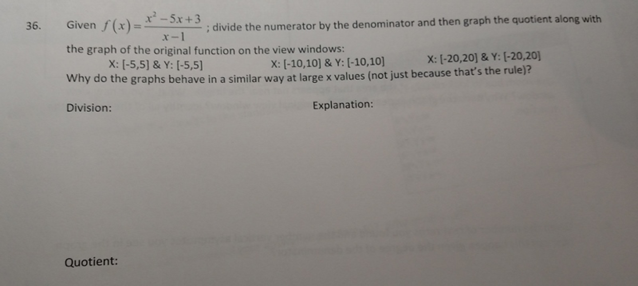 Solved Given F x X 2 5x 3 x 1 Divide The Numerator Chegg solved-given-f-x-x-2-5x-3-x-1-divide-the-numerator-chegg