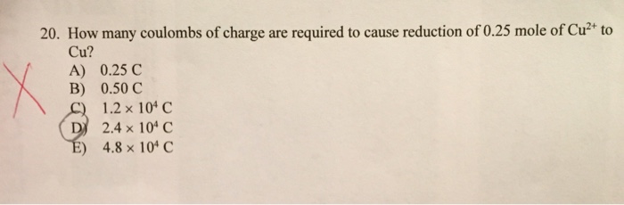 Solved How many coulombs of charge are required to cause | Chegg.com