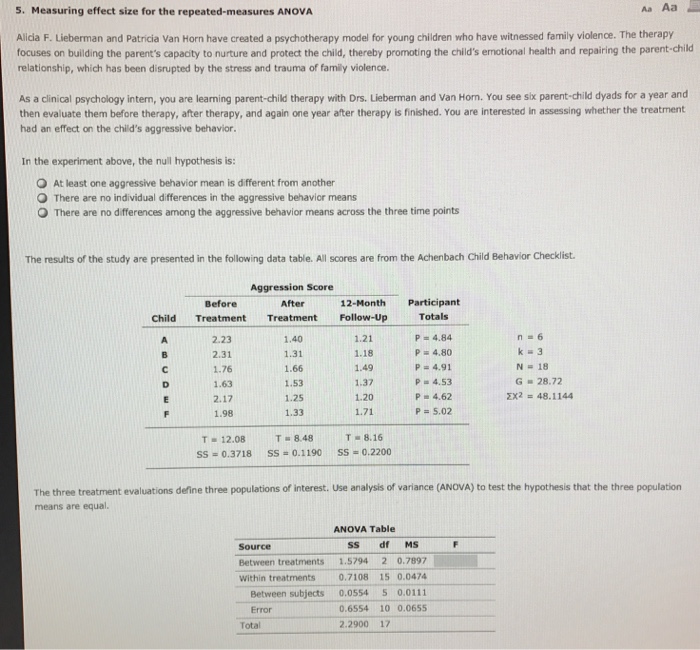 Solved 10. Identifying main effects and interaction | Chegg.com