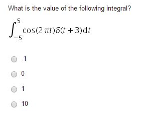 Solved What is the value of the following integral? cos(2 | Chegg.com