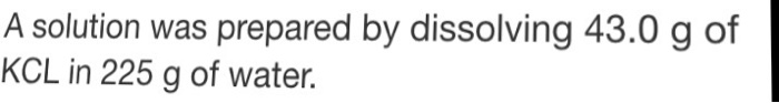 Solved Calculate the mole fraction of the ionic species KCL | Chegg.com