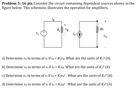 Solved Consider the circuit containing dependent sources | Chegg.com