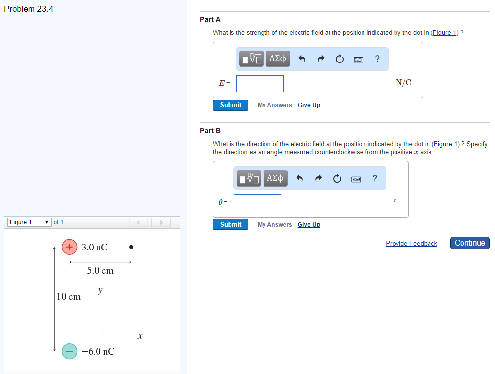 Solved What is the strength of the electric field at the | Chegg.com