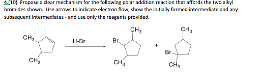 Solved Propose a clear mechanism for the following polar | Chegg.com