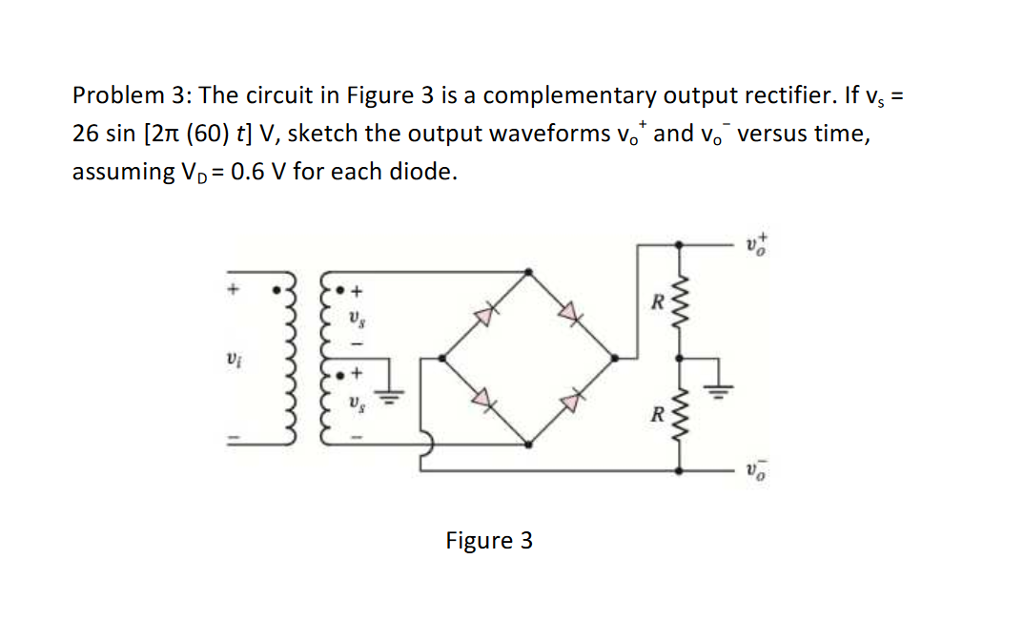 Solved The Circuit In Figure 3 Is A Complementary Output