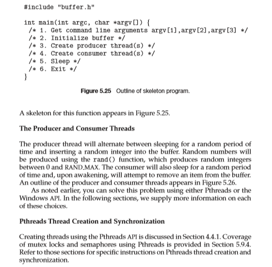 Solved Project 3-Producer-Consumer Problenm In Section | Chegg.com