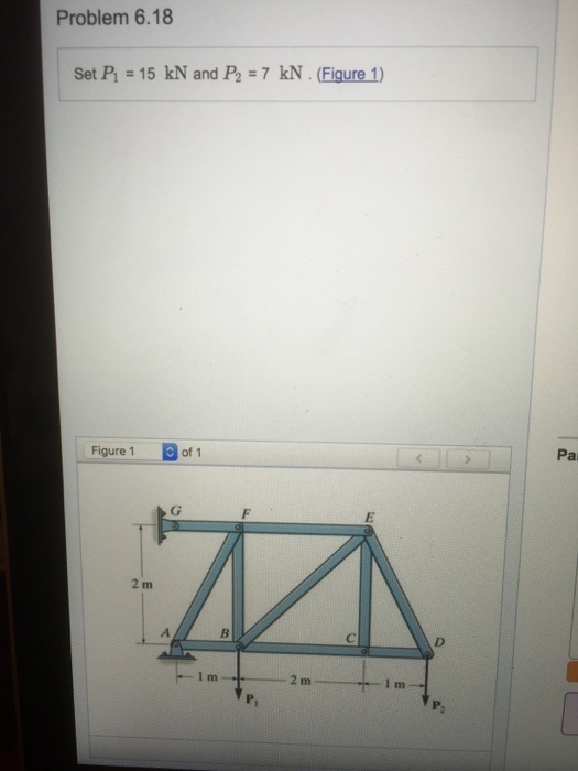 Solved Determine force Fab Faf Fbc Fbe Fbf Fcd Fce Fde Fef | Chegg.com