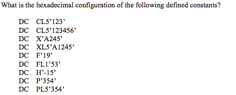 What is the hexadecimal configuration of the | Chegg.com