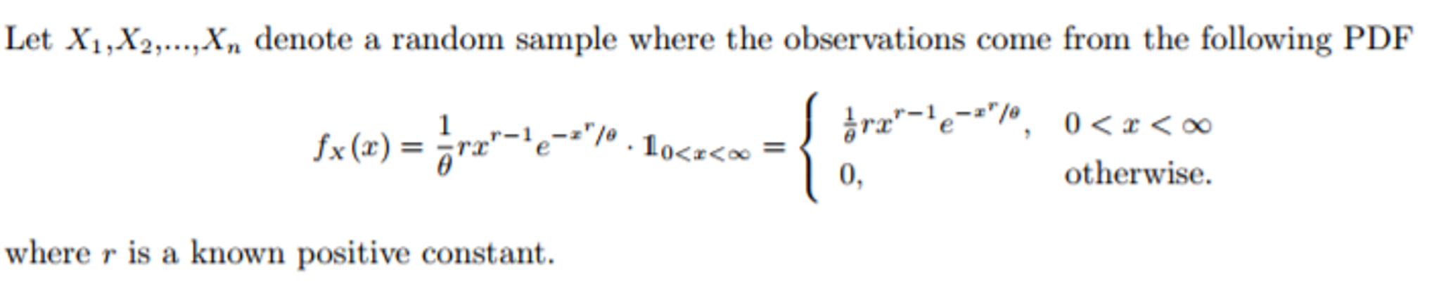 Solved Find the Cramer-Rao Lower Bound for the estimation of | Chegg.com