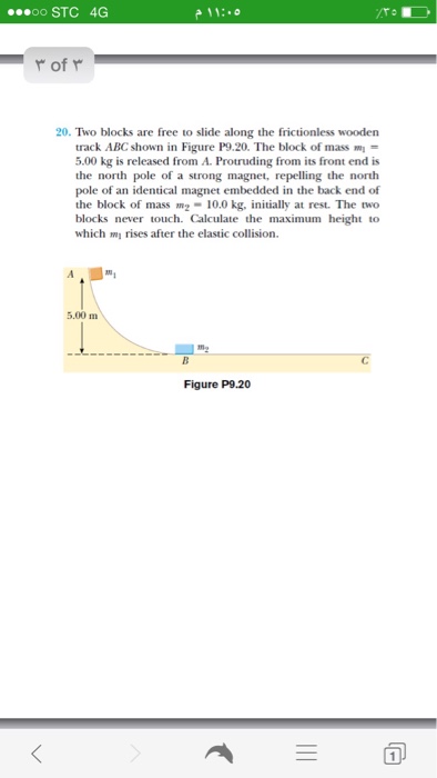 Solved Two blocks are free to slide along the frictionless | Chegg.com