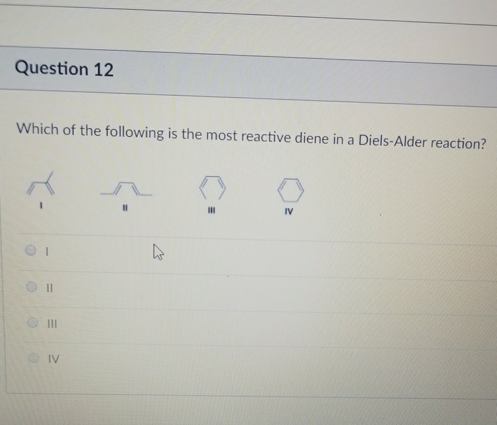 Solved Question 12 Which of the following is the most | Chegg.com