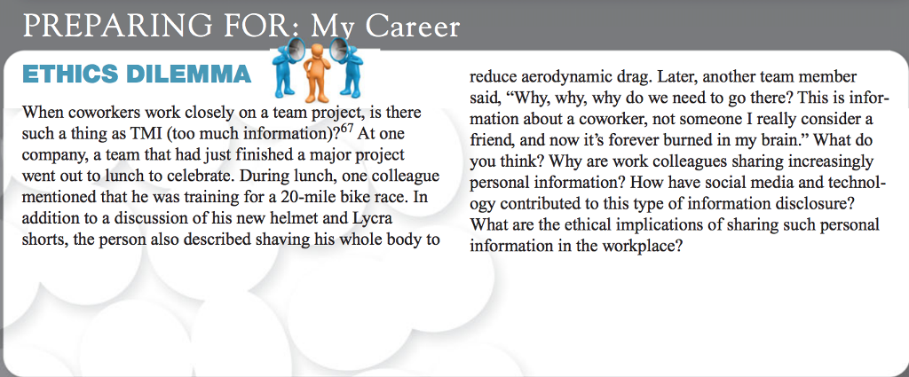Solved Read textbook page 407 “Ethics Dilemma - Open Book | Chegg.com