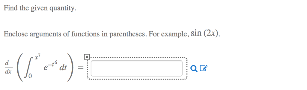 Solved Find the given quantity. Enclose arguments of | Chegg.com