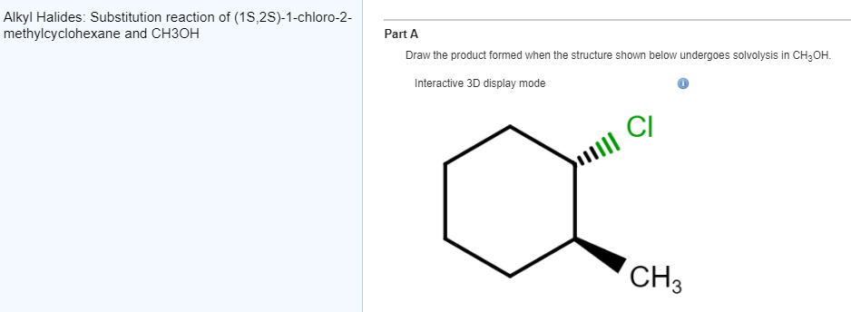 Solved Alkyl Halides: Substitution reaction of | Chegg.com
