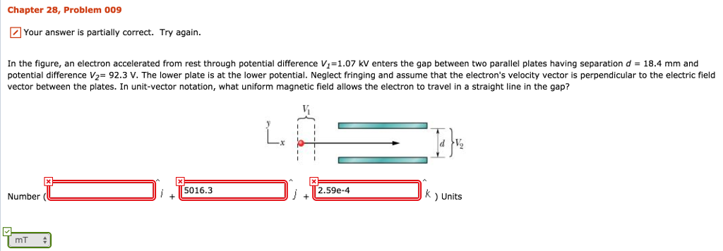 Solved Chapter 28 Problem 009 Your Answer Is Partially