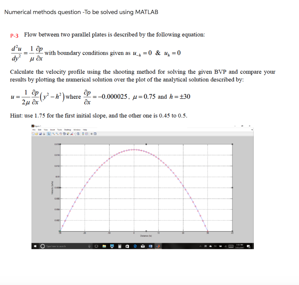 Solved Numerical methods question-To be solved using MATLAB | Chegg.com