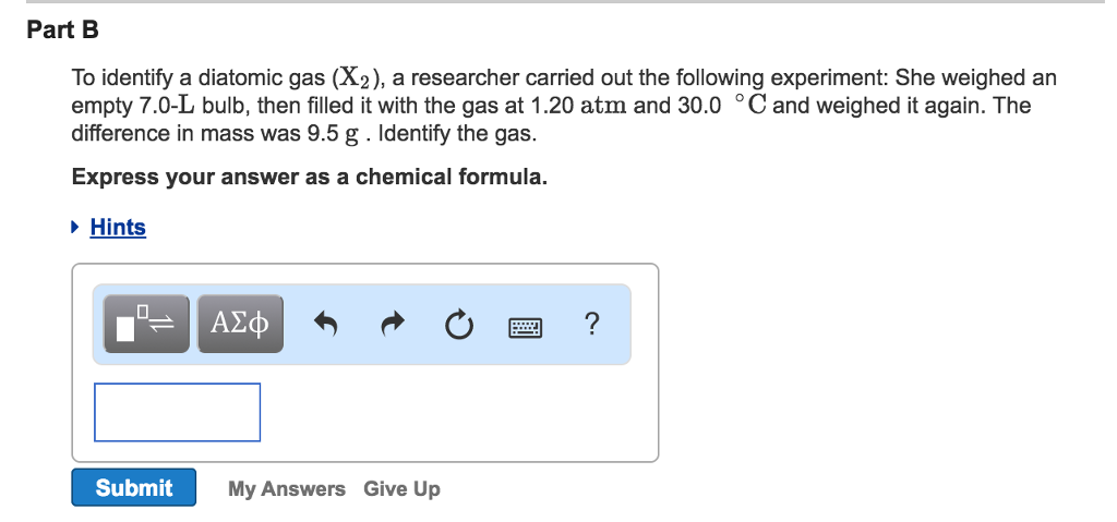 Solved ± Gas Density and Molar Mass Pressure and temperature | Chegg.com