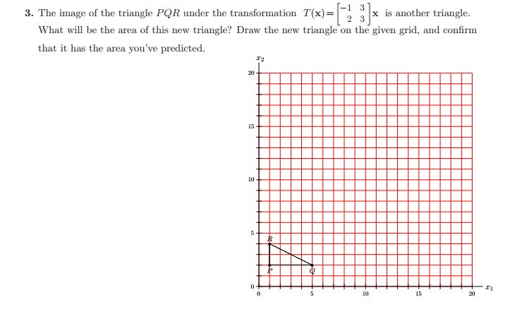 Solved The image of the triangle PQR under the | Chegg.com