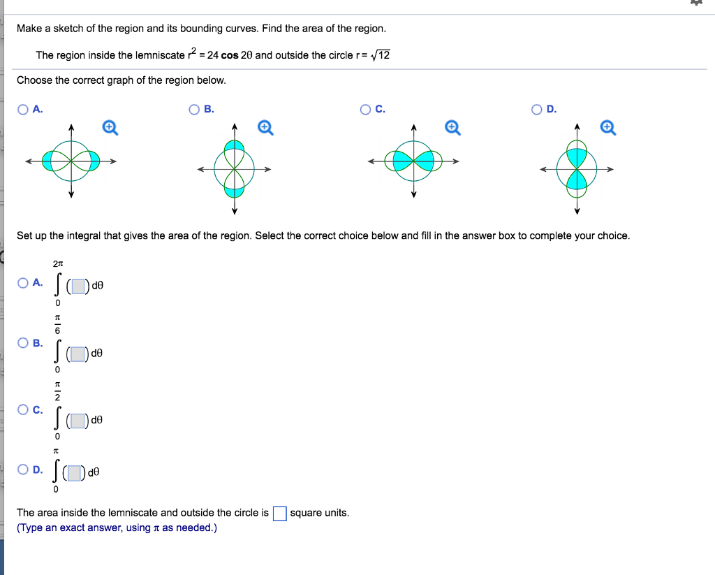 Solved Make a sketch of the region and its bounding curves. | Chegg.com