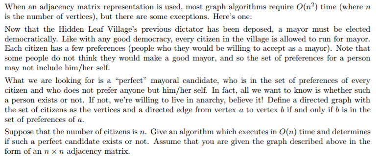 Solved When an adjacency matrix representation is used, most | Chegg.com