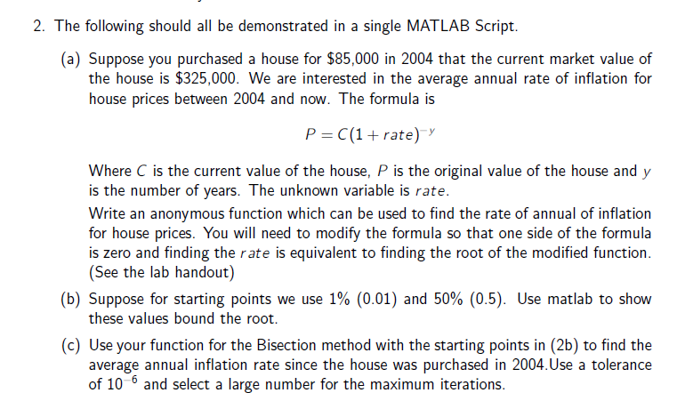 Solved 2. The following should all be demonstrated in a | Chegg.com
