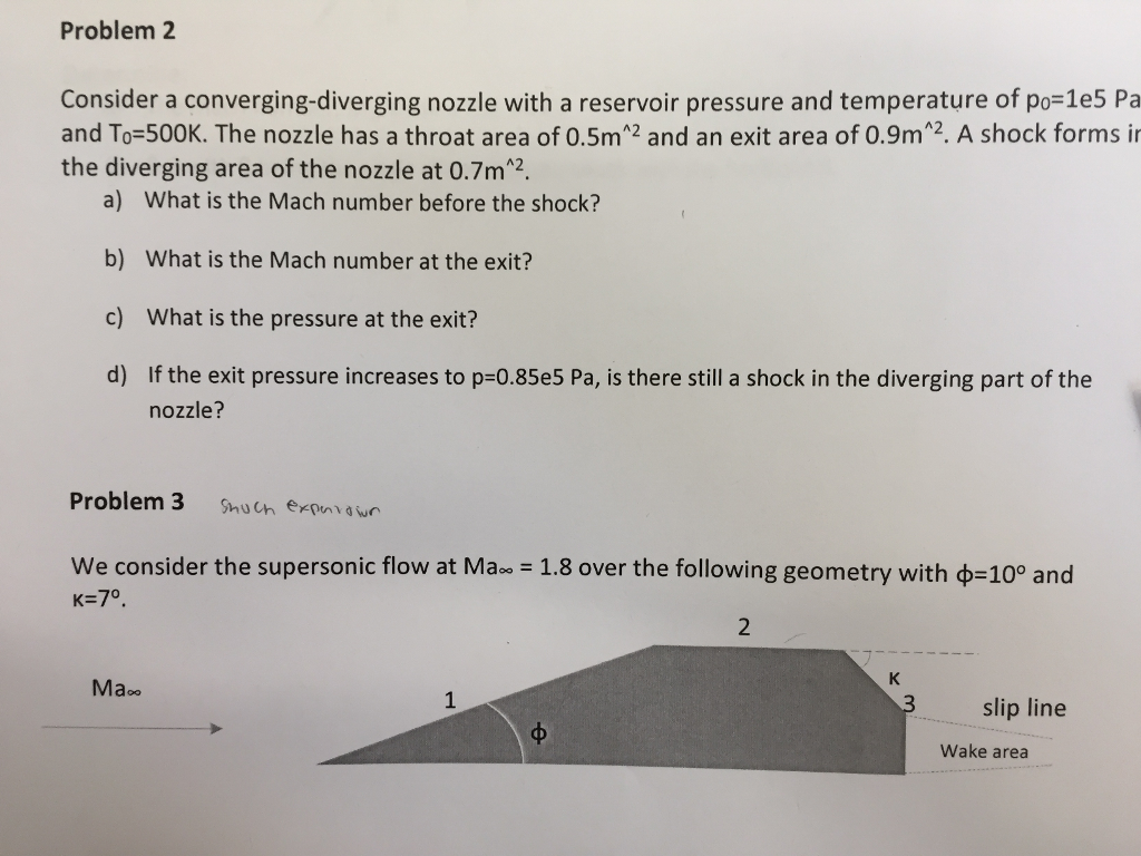 Solved Consider a converging-diverging nozzle with a | Chegg.com