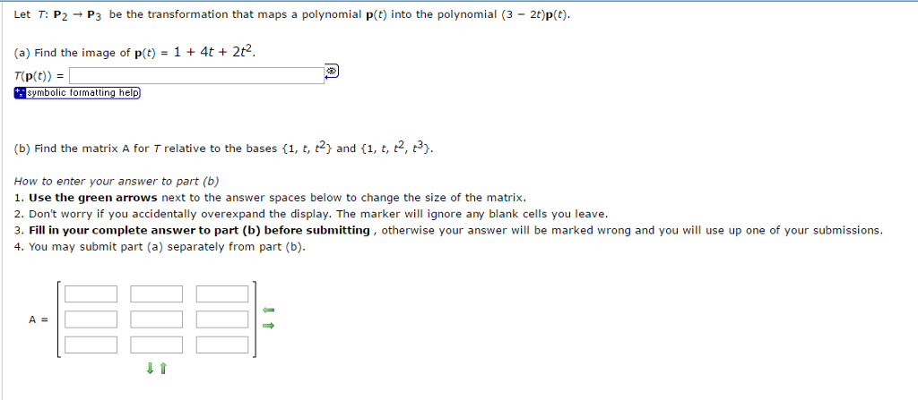 Solved Let T: P2 ? P3 be the transformation that maps a | Chegg.com